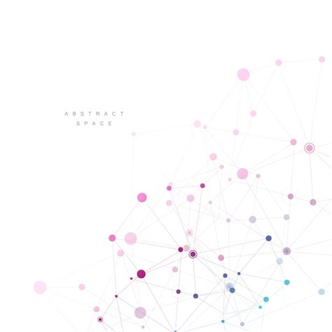 Premium Vector Molecular Connection Technology Abstract Connection