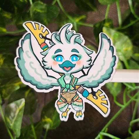 Chibi Tulin Vinyl Sticker Legend Of Zelda Tears Of The Kingdom Etsy