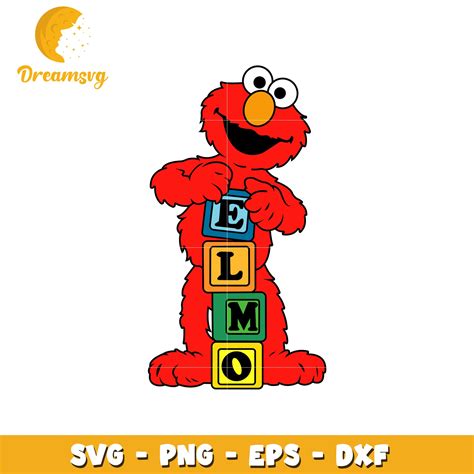 Elmo Blocks Svg Png Eps Dxf Cut File Dreamsvg Store