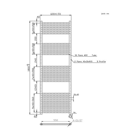 Right Radiators Prefilled Thermostatic Electric Heated Towel Rail