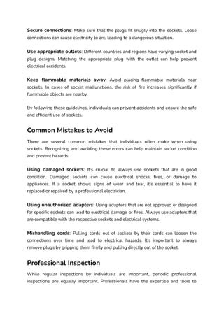 Tips To Keep Your Maintenance Socket In Good Condition PDF