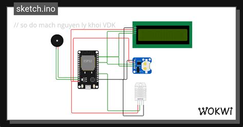 Sơ đồ Wokwi ESP STM Arduino Simulator