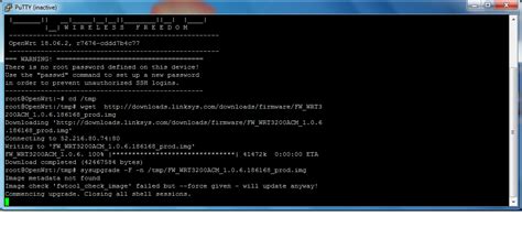 Back To Stock Firmware WRT ACM Installing And Using OpenWrt OpenWrt Forum