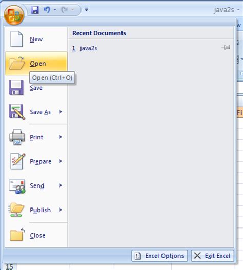 Open A Workbook From The Excel Window Workbook Open Editing Microsoft Office Excel