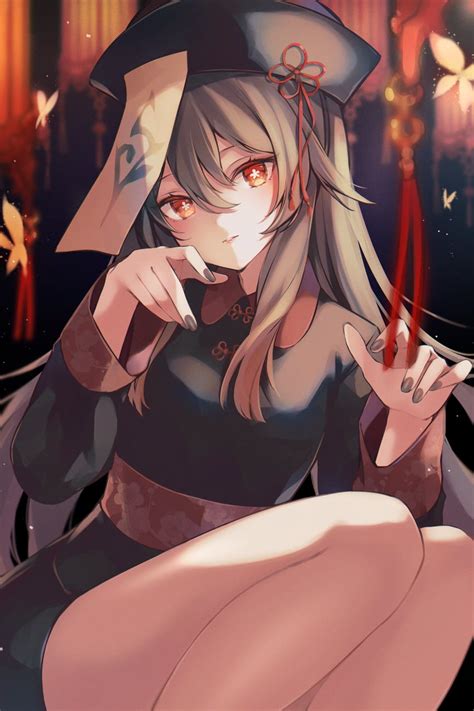 Hu Tao Genshin Impact Drawn By 7aka Ne11 Danbooru