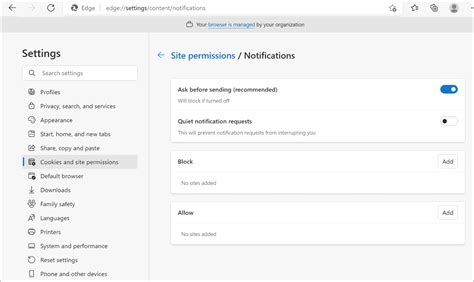 Block Notifications In Chrome Edge And Firefox 4sysops