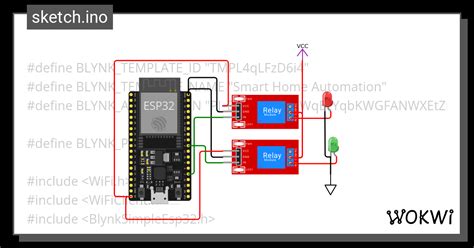Smart Home Automation Wokwi Esp32 Stm32 Arduino Simulator