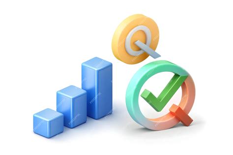 3d Ai Predictive Analytics And Qa Concept Icons For Quality Assurance