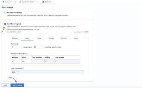 Run And Schedule Experiments Harness Developer Hub