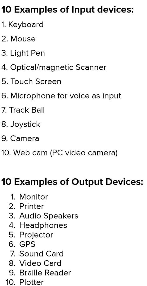 Wrte The Name Of 5input And Output Devicename