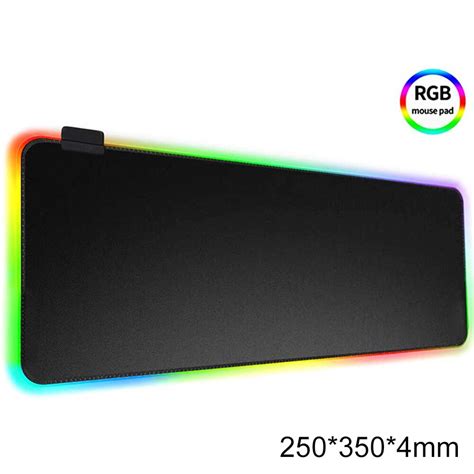 Rgb Gaming Mouse Pad Large Mouse Pad Gamer Led Com Grandado