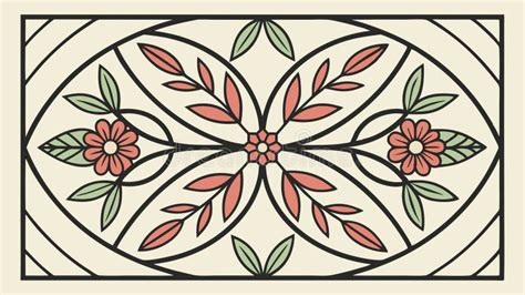 Floral Geometric Pattern Vector For Traditional And Modern Art Vector Design Generative Ai