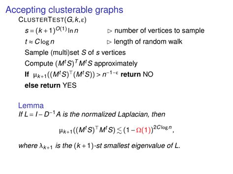 Testing Graph Cluster Structure In Sublinear Time Yuval Peres