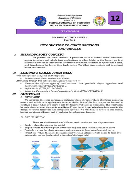 Pre Cal 1 Download Free Pdf Ellipse Mathematical Concepts