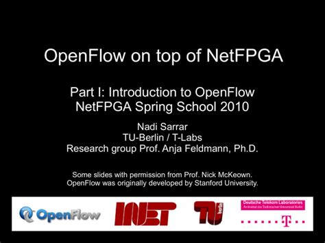 openflow on top of netfpga