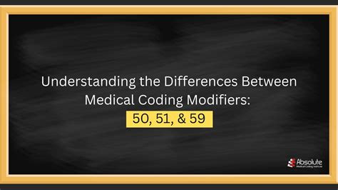 understanding modifiers 50 51 and 59 absolute medical coding institute