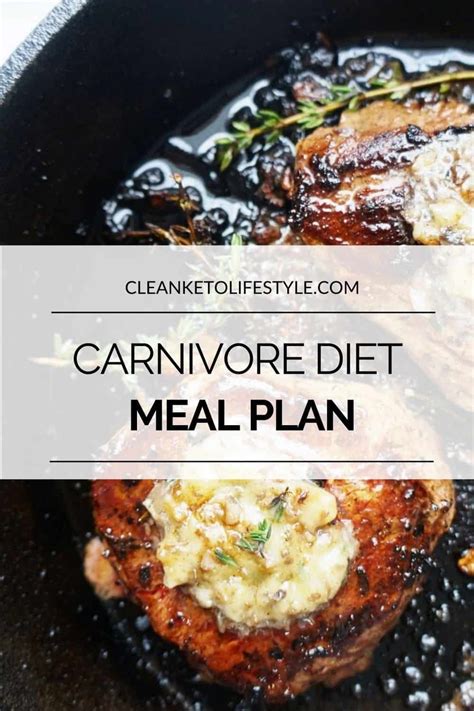 Carnivore Diet Meal Plan Clean Keto Lifestyle Meat Diet Diet Meal