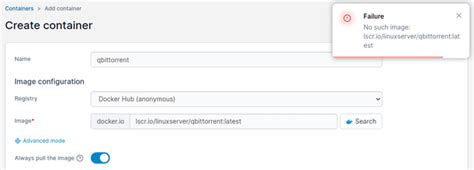first time using portainer and can t deploy images from hub docker r
