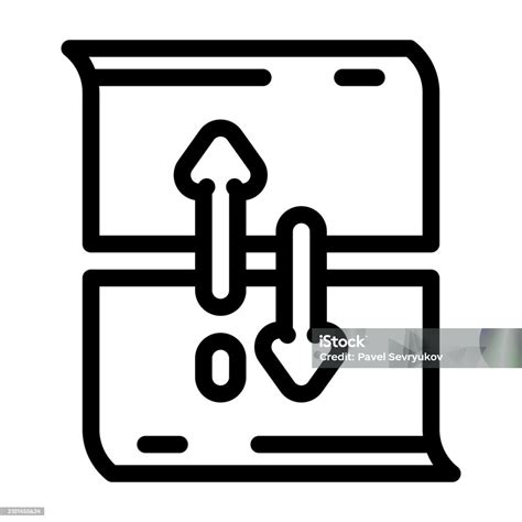Scroll Hijacking Ux Ui Design Line Icon Vector Illustration Stock