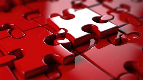 빨간색 배경에 두 배로 늘어난 퍼즐 조각의 3d 그림 프로세스 흐름 원 그래프 원형 차트 배경 일러스트 및 사진 무료 다운로드 Pngtree