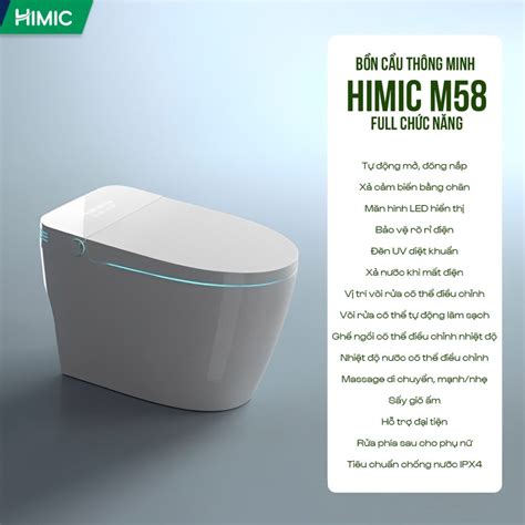 Bồn Cầu Himic 8816 Thiết Bị Nhà Tắm Thông Minh Himic
