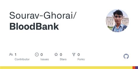 GitHub Sourav Ghorai BloodBank