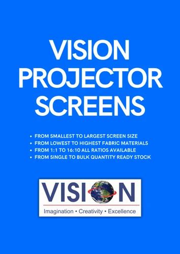 White Vision Self Lock Projector Screen At ₹ 2850 In New Delhi Id 2854684319597