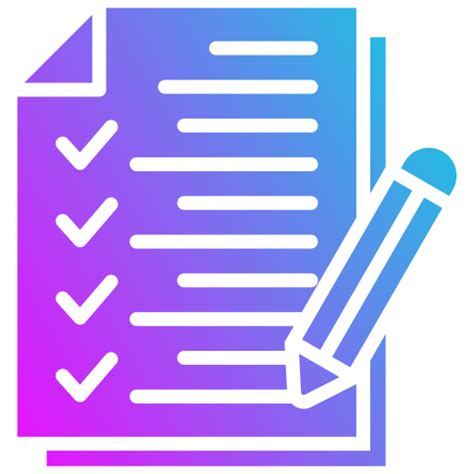 Assessment Generic Gradient Fill Icon