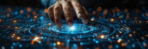 Explore Innovative Digital Technology Interface For Futuristic Hand