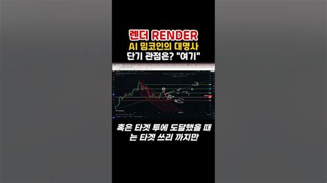 렌더토큰 Render Ai 밈코인의 대명사 단기 관점은 여기 Shorts 렌더토큰 Ai밈코인 Ai코인 렌더토큰차트 Youtube