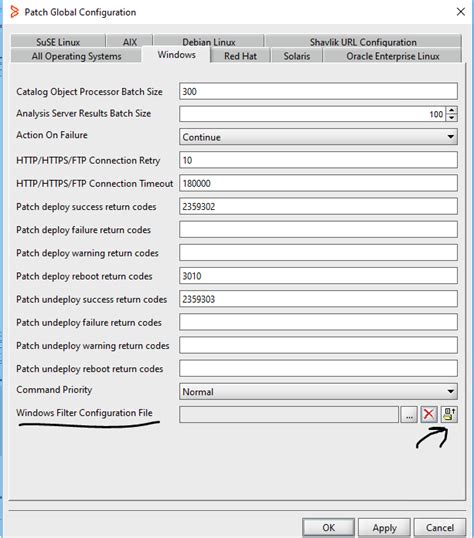 Truesight Server Automation Tssa Error Updating Patch Global Configuration Field Label