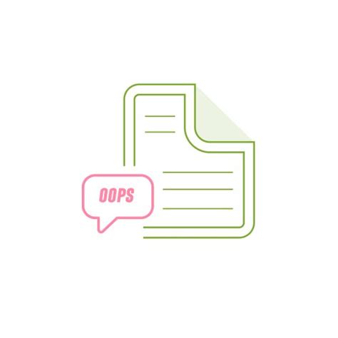 No Data Empty Concept Royalty Free Vector Image