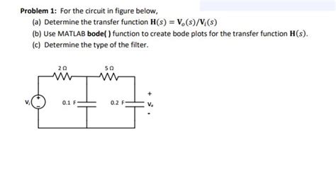 solved problem 1 for the circuit in figure below a