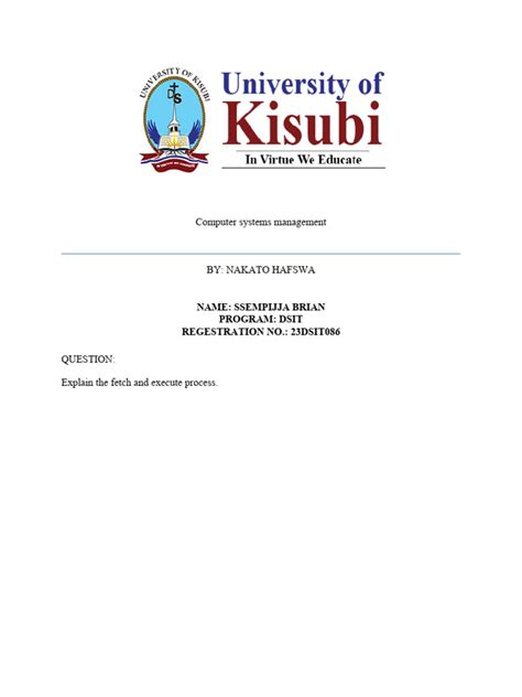Fetch And Excute Process Pdf