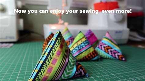 how to make pyramid pattern weights sewing tutorial by sewing me