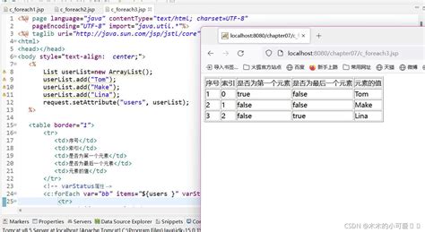 javaweb ＜c foreach＞标签 选代标签 中的item属性表示集合对象引用 木木的小可爱ʚɞ的博客 csdn博客