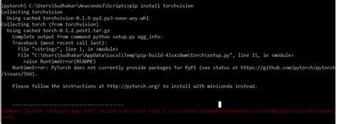 Add Windows Support Please · Issue 252 · Pytorchvision · Github