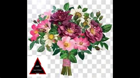 رسم بوكيه ورد طبيعي بطريقه سهله رسم وإبداع Youtube