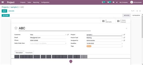 Sub Tasks Odoo V14 Book Odoo For Beginners Cybrosys