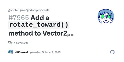 Add A `rotatetoward` Method To Vector2 Vector3 Quaternion And