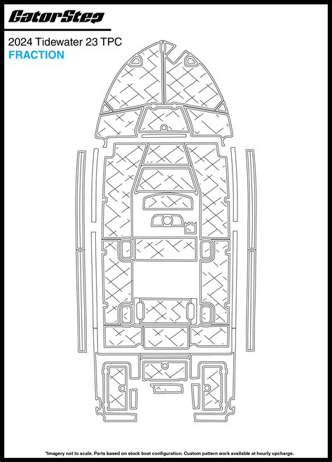 Tidewater 23 Tpc 2024 Gatorstep Boat Flooring And Decking