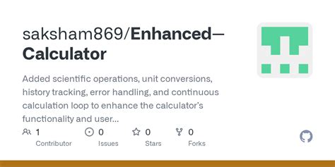 Github Saksham869enhanced Calculator Added Scientific Operations