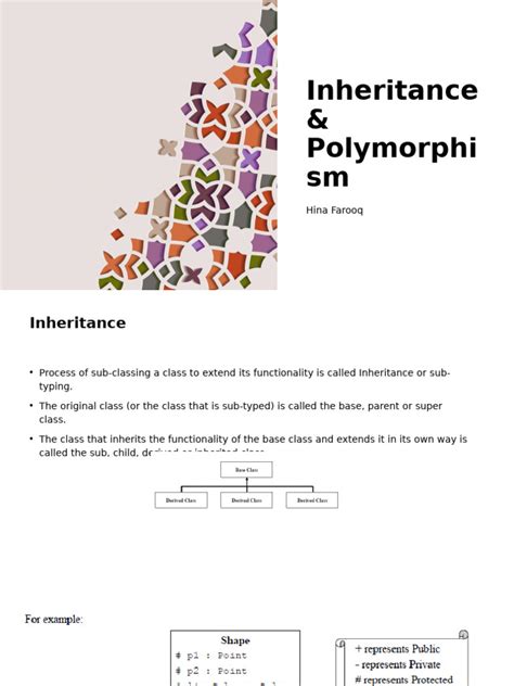 Inheritance And Polymorphism Pdf Class Computer Programming Inheritance Object Oriented