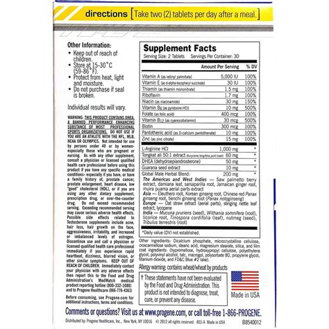 Progene 360ct Testosterone Supplement Doctor Recommended