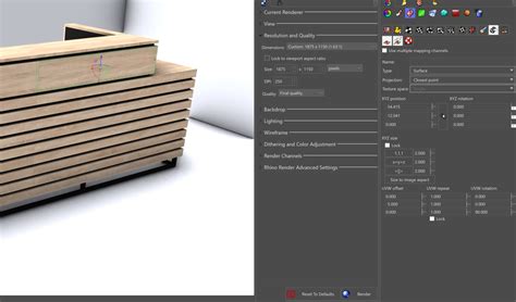 Rhino Texture Offsets Different In Viewport And Render Rendering McNeel Forum