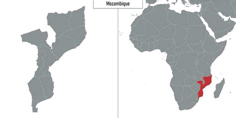 Map Of Mozambique Africa