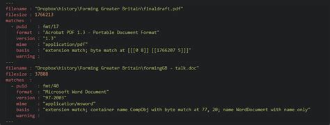Siegfried A Pronom Based File Format Identification Tool Open