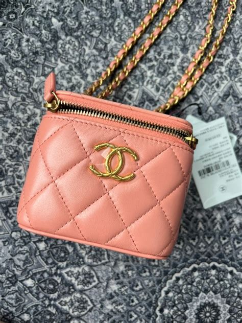 샤넬 가방 미니백 베니티백 코스메틱백 정사각 구매 And 착샷 탑핸들 X 네이버 블로그