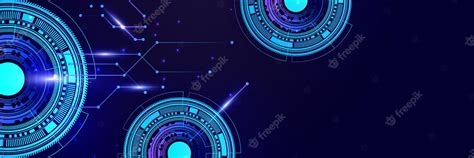 Premium Vector Abstract Technology Concept Circuit Board High Computer Color Background Vector