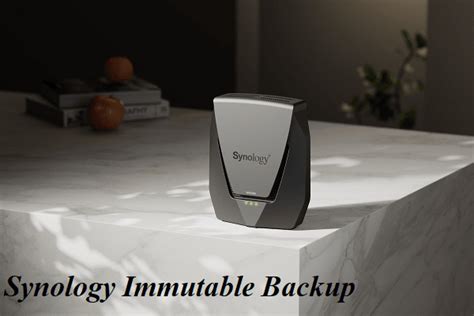 Synology Immutable Backup Safeguarding Data Integrity